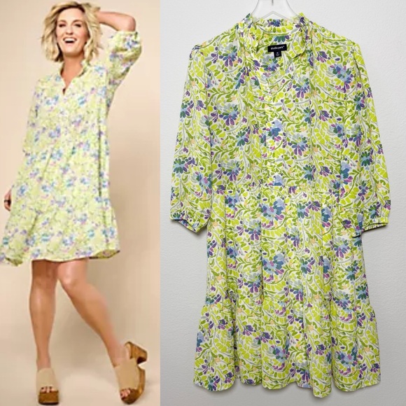 Studio | Dresses | Studio Park X Kerstin Lindquist Light Green Floral ...